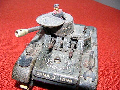 Gama Tank in der Deutschen 15 cm Ausführung. - Blechspielzeug ...